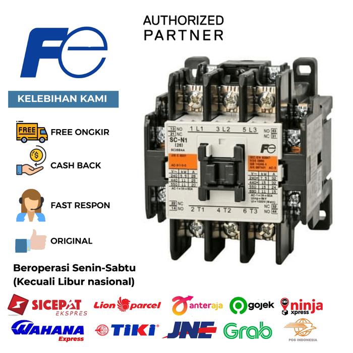 Jual FUJI CONTACTOR 3PHASE 32A 15KW SC-N1 380VAC 2NO 2NC - Jakarta ...