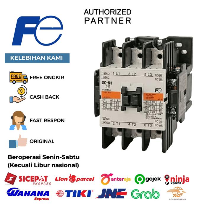 Jual FUJI CONTACTOR 3PHASE 65A 30KW SC-N3 110VAC 2NO 2NC - Jakarta ...