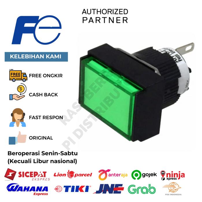 Jual FUJI AH165-TF-G-11 PUSH BUTTON series AH16 16MM MOMENTARY 1NO 1NC -G - Jakarta Barat ...