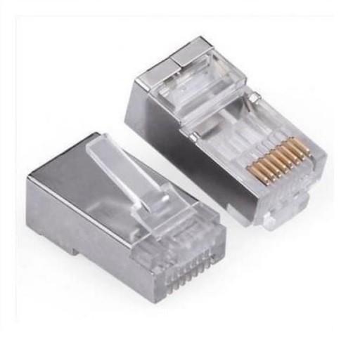 Jual KONEKTOR RJ45 CAT 6 BESI CONNECTOR LAN RJ 45 CAT6 METAL IRON ...