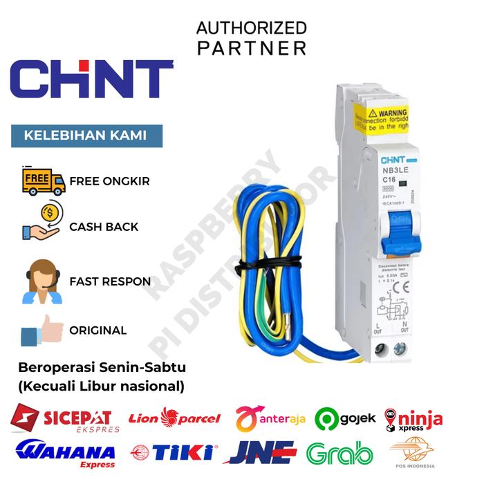 Jual Chint NB3LE Slim RCBO 1P + N 25A 30mA 6kA ( MCB + ELCB ) Schneider - Jakarta Barat ...