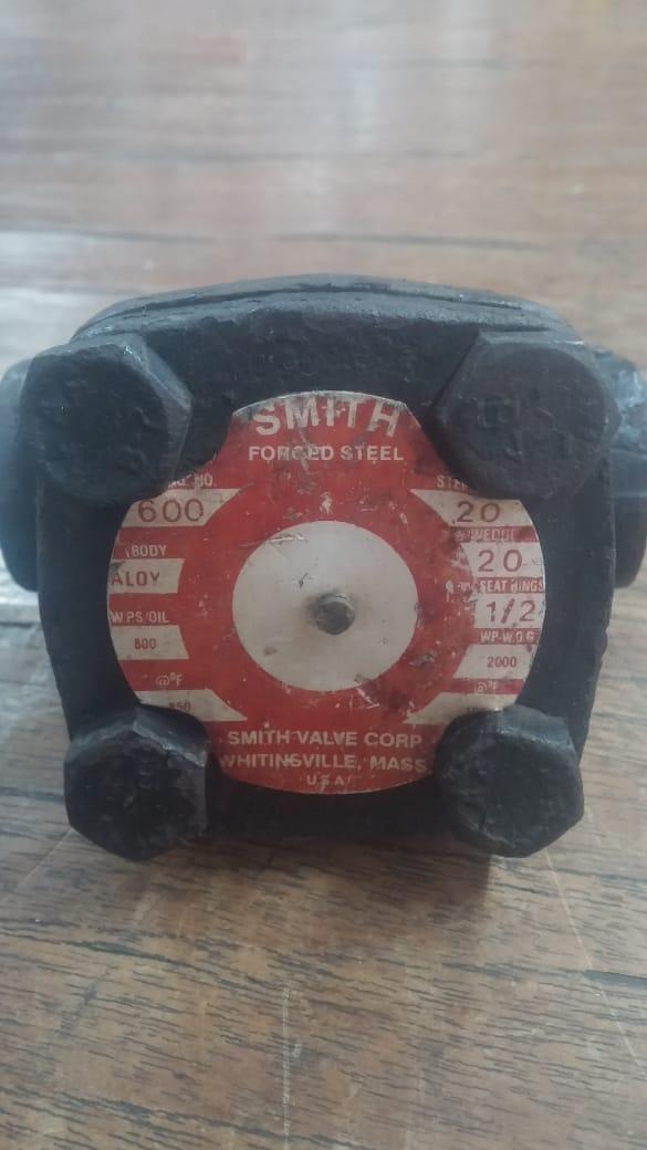 Jual SMITH forged steel Lift Check Valve 1/2" socket weld 600A-MD A105 ...