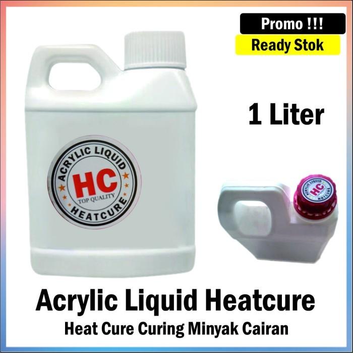 Jual LIQUID Acrylic Resin Self Heat Cure Curing Minyak Cairan 1 Liter ...