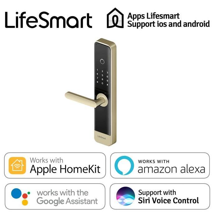 Jual Lifesmart Smart Door Lock Classic Handle Pintu Home Automation IoT ...