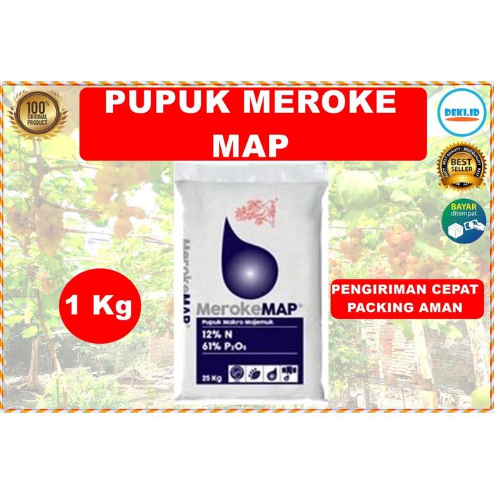 Jual Pupuk MAP Meroke Kemasan Pabrik 1 Kg Mono Ammonium Phosphate ...