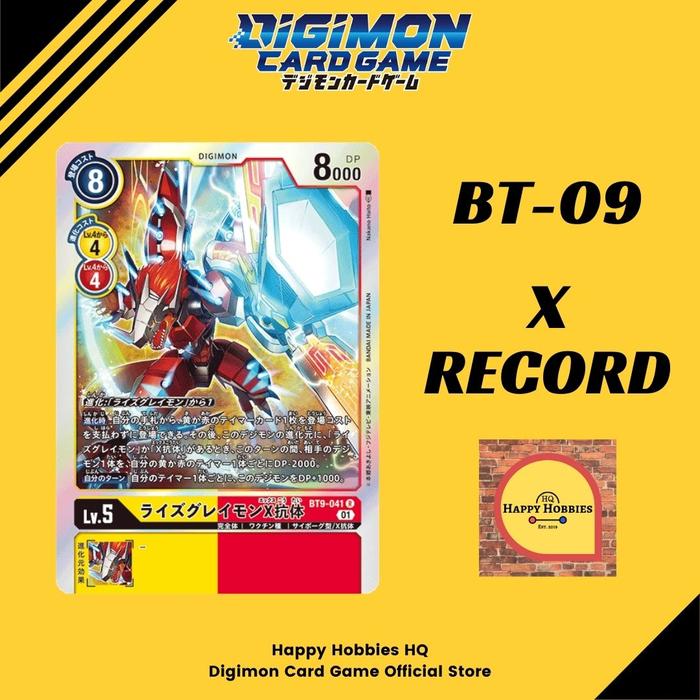 Jual Digimon Card Game BT9-41 RiseGreymon X-antibody Rare - Kota Surabaya - Happy Hobbies HQ ...