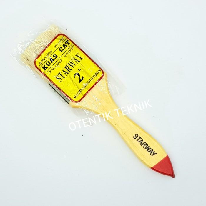 Jual KUAS CAT 2" / KOAS CAT 2 INCH TEBAL / PAINT BRUSH 2 INCI TIPE 633 ...