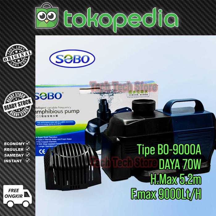 Jual SOBO AMARA BO 9000A Pompa Celup Air Kolam Aquarium BO 9000 A 70W ...