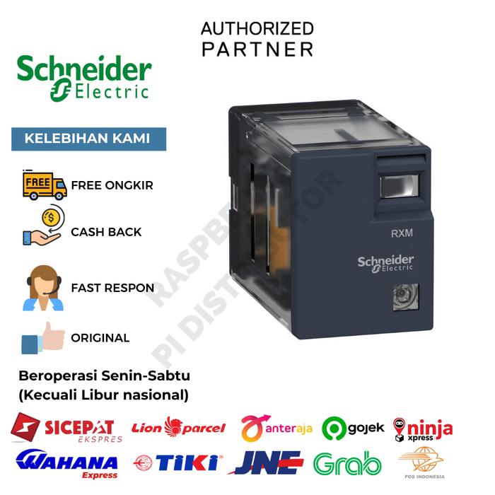 Jual SCHNEIDER RXM2LB2BD MINIATURE RELAY OPTIMUM 2 CO 24 VDC AND - Jakarta Barat - Raspberry Pi ...