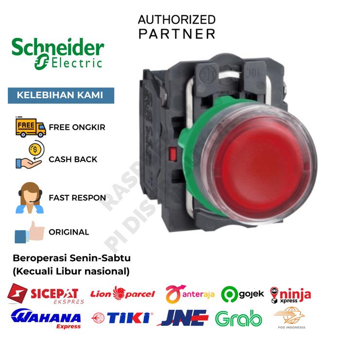 Jual Harmony XB5 XB5AW34M5 ILLUMINATED PUSHBUTTON RED 1NO+1NC - Jakarta ...