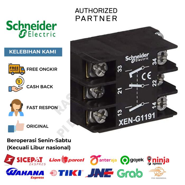 Jual Schneider Telemecanique XEN-G1191 2 Speed For XACA Pendant ...