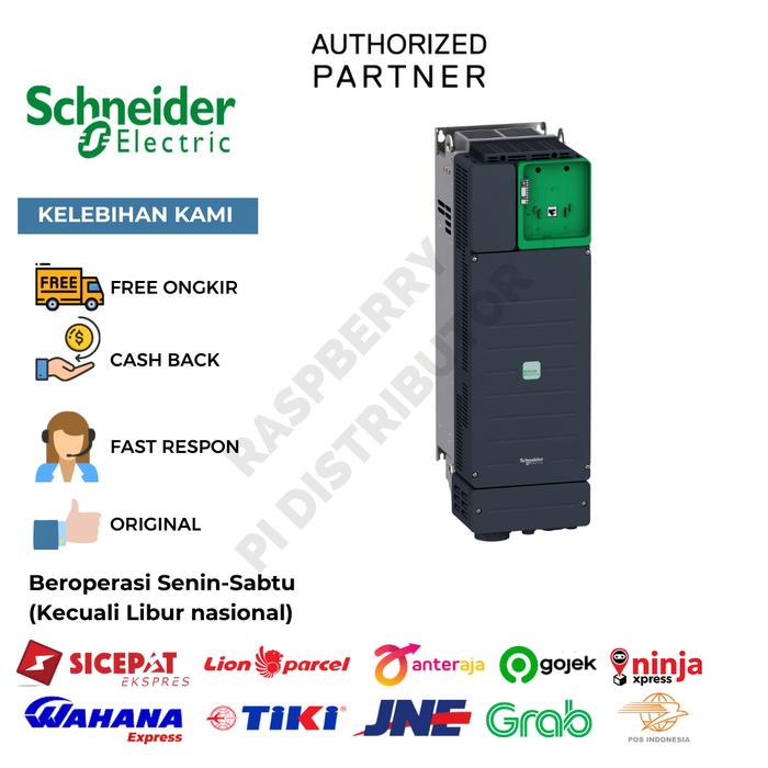 Jual Inverter Schneider 37 kW 400 V, 3 ALTIVAR ATV340D37N4E - Jakarta ...