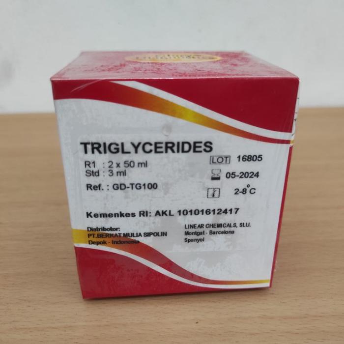 Jual Reagen Trigliserida Triglycerides 2x50 ml Glory Diagnostics Murah - Jakarta Timur - raffli ...