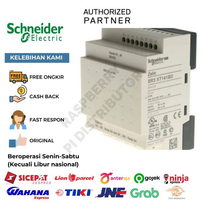 Jual SCHNEIDER SMART RELAY ZELIO LOGIC EXPANSION MODULE SR3XT141BD ...