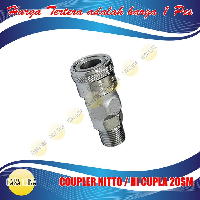 Jual Coupler Nitto Coupling Nitto Hi Cupla Nitto 20SM 20 SM / SM20 SM 20 - Kab. Bekasi - Casa ...
