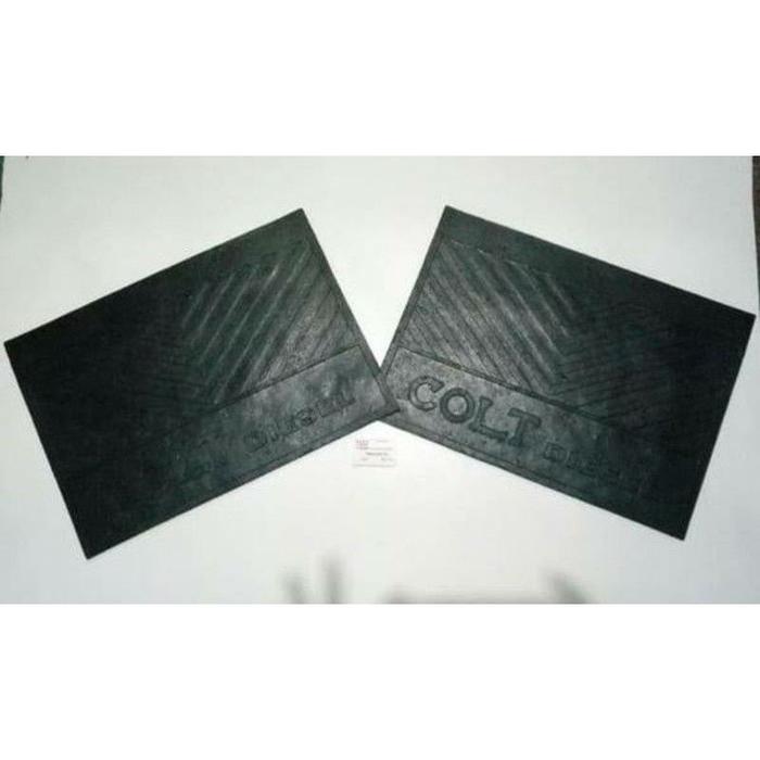 Jual 1 PCS Karpet Karet Lumpur/ Mud Guard Roda DEPAN Colt Diesel - Kab ...