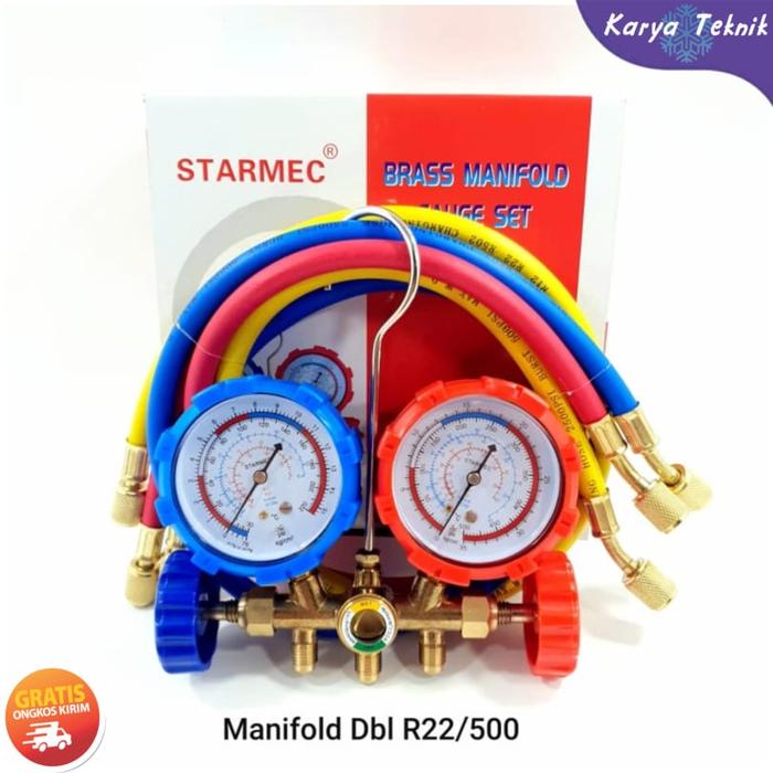 Jual WP160 MANIFOLD PRESSURE GAUGE ALAT UKUR FREON R22 R32 R410 R404 - Kota Cimahi - Garden ...