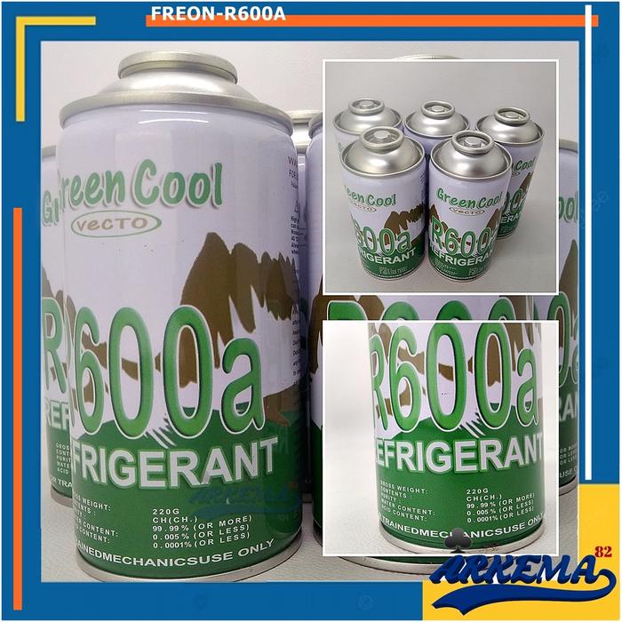 Jual VU465 FREON R600a FREON R600 KALENG FREON KULKAS R600 FREON TABUNG ...