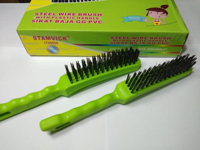 Jual STAMVICK SIKAT KAWAT BAJA HITAM / SIKAT BESI / SIKAT BAJA - Kota ...