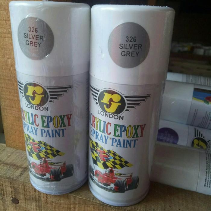 Jual Pilok Pilox RJ London silver grey (326) cat rj london abu silver ...