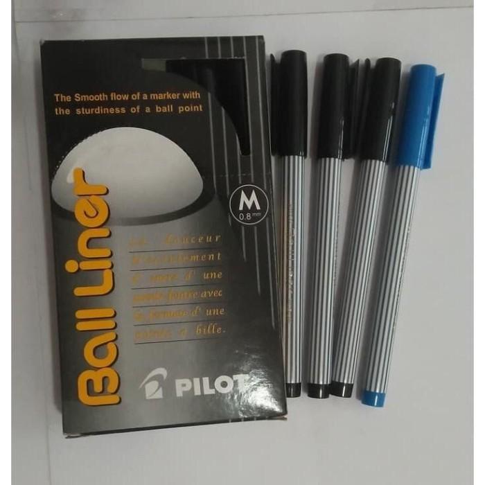 Jual Ballpoint / Pulpen / Pen Merk Pilot Ball liner - Hitam - Jakarta ...