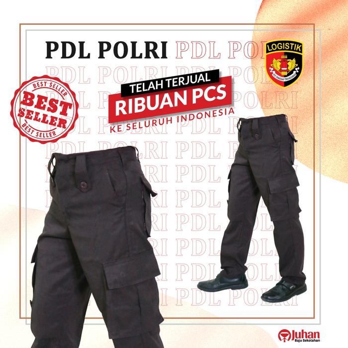 Jual [ Terbaik! ] Celana Pdl Polri Brimob Celana Panjang Pramuka Pdl ...