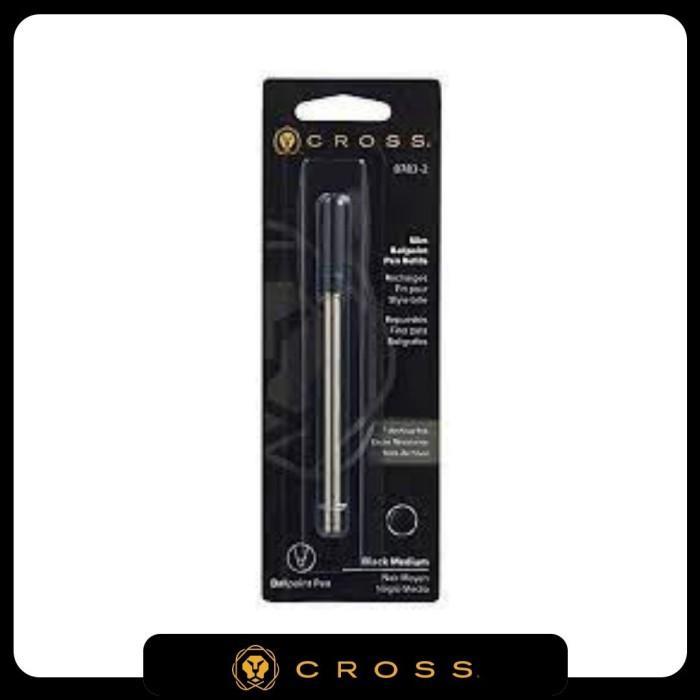 Jual Pen Cross Refill Slim Medium Black Ball-Point Refill-1 Per Card ...