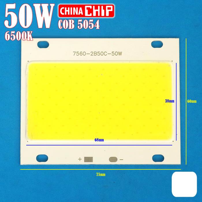 Jual COB 2B50C 50W 6000K 6500K LED Putih White Kotak Sorot Tembak DC 160V - Kota Semarang ...