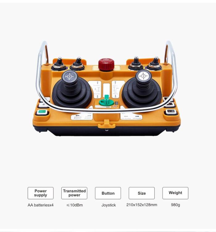 Jual Newshop Joystick Industri Remote Control F24-60 Hoist Crane Lift ...