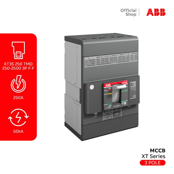 Promo ABB MCCB 3P 50KA 250A XT3S 250 TMD 250-2500 3P F F Cicil 0% 3x - Jakarta Barat - Jakarta ...