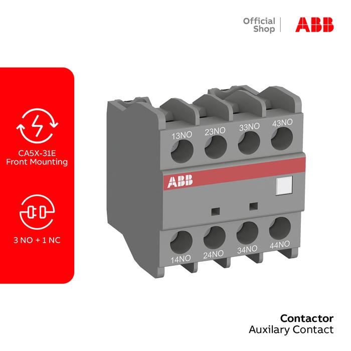 Jual ABB CA5X-31E AUXILIARY CONTACT BLOCK 3NO 1NC - Jakarta Barat - Jakarta.Gudang.Indonesia ...