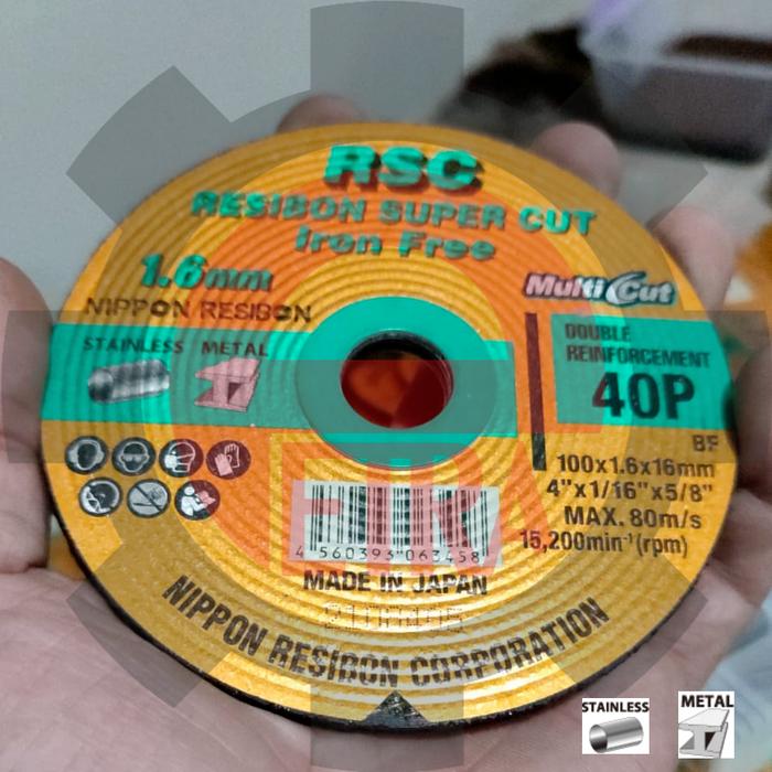 Jual Batu Potong Gerinda RSC Resibon Untuk Stainless 1.6mm - Kota ...
