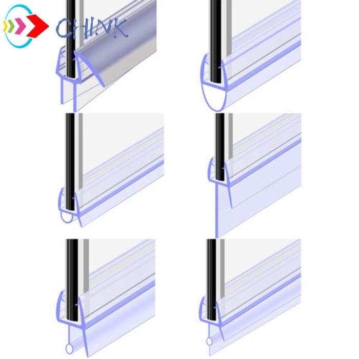 Jual Seal Strip Karet Bentuk U H 1m 6-12mm Untuk Pintu Kaca Kamar Mandi ...