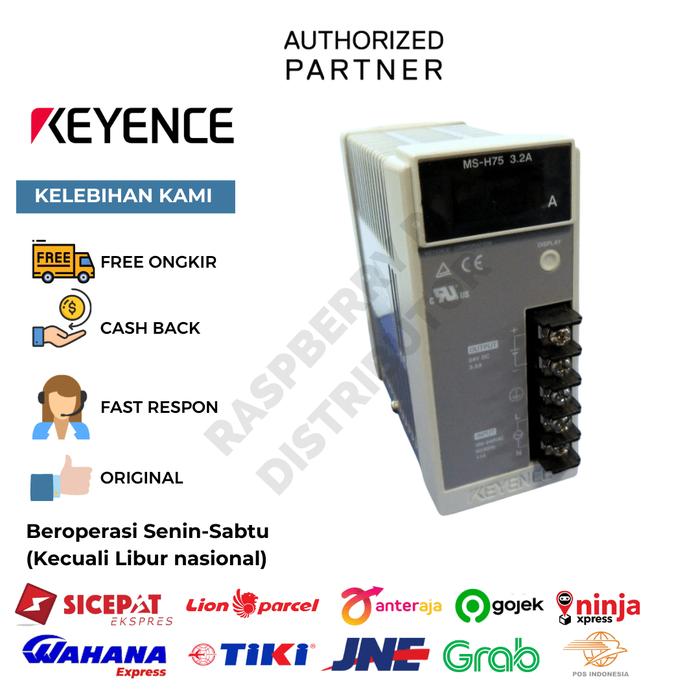 Jual KEYENCE POWER SUPPLY MS-H100 MS H100 24VDC 4.5A DIN RAIL - Jakarta ...