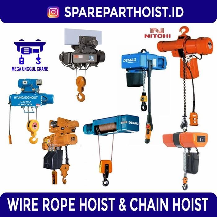 Jual Ropeguide Hoist Demag /Demag Hoist Crane Type P400 Original Dema ...