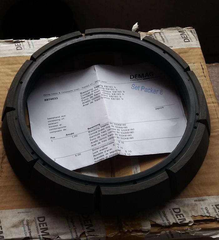 Jual Conical Brake/Kampas Brake Motor Hoist DEMAG TYPE KB140 B2/12 at ...