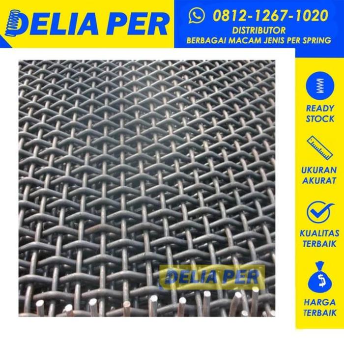Jual MESH SCREEN Lubang 25 x 25 K 6mm Carbon Steel-STONE CRUSHER (PO ...