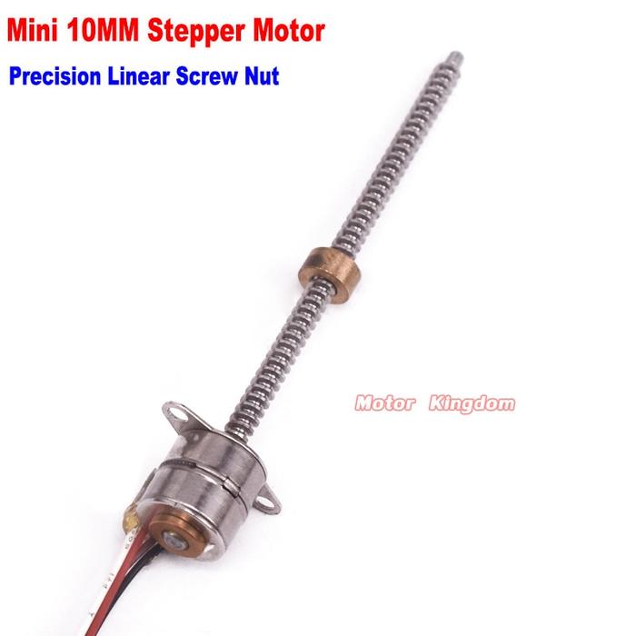 Jual 50mm Stroke Linear actuator Micro 10mm Stepper motor 5V 2 IbrA ...
