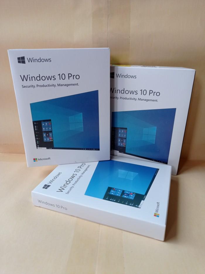 Jual Windows 10 Pro FPP Retail full Box Bisa Pindah PC Original Life ...