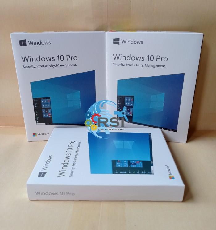 Jual Windows 10 Pro FPP Full Box USB Original Bisa Pindah PC Life Time ...