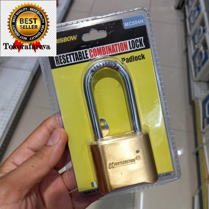 Jual Krisbow gembok dengan 4 kombinasi angka - Pendek New - Panjang ...