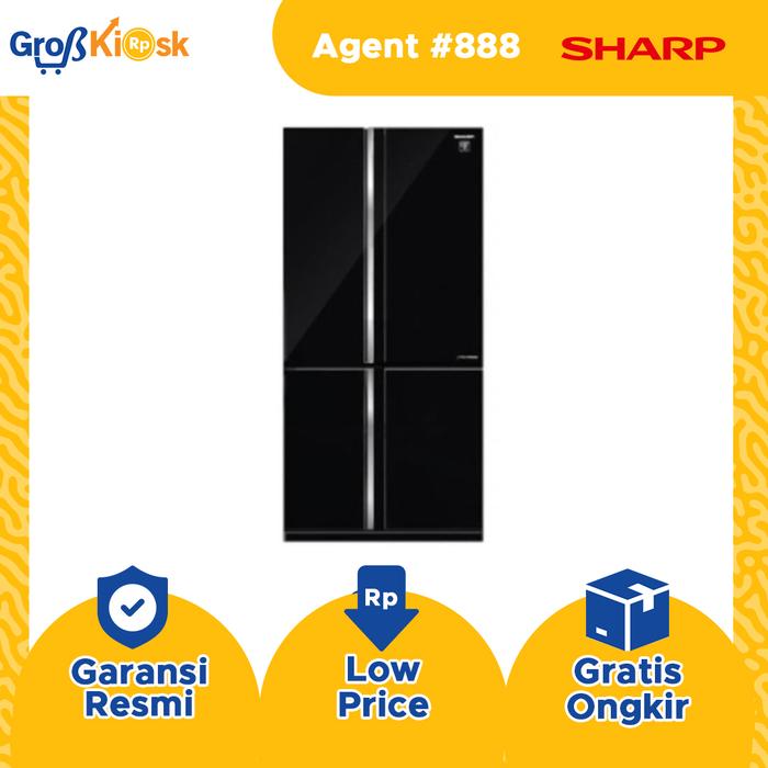 Jual KULKAS SHARP SJ-IF51PG LEMARI ES 4 PINTU SIDE BY SIDE SJ IF 51 PG ...