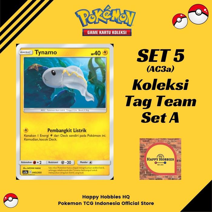 Jual Pokemon TCG Indonesia AC3A 045/205 Tynamo - Kota Surabaya - Happy Hobbies HQ | Tokopedia