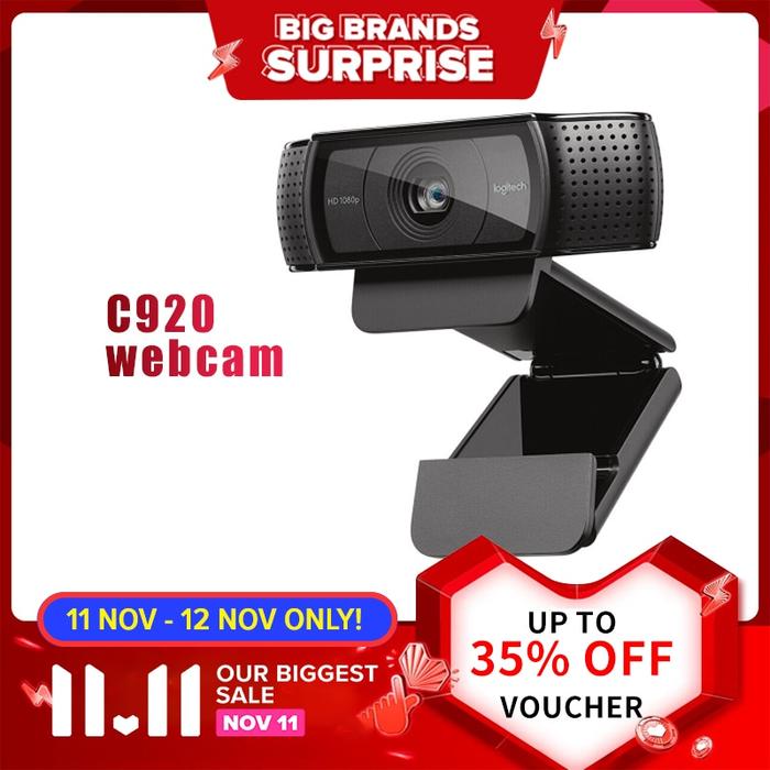 Logitech C920 Pro HD Webcam With Stereo Audio Auto Focus Widescreen ...