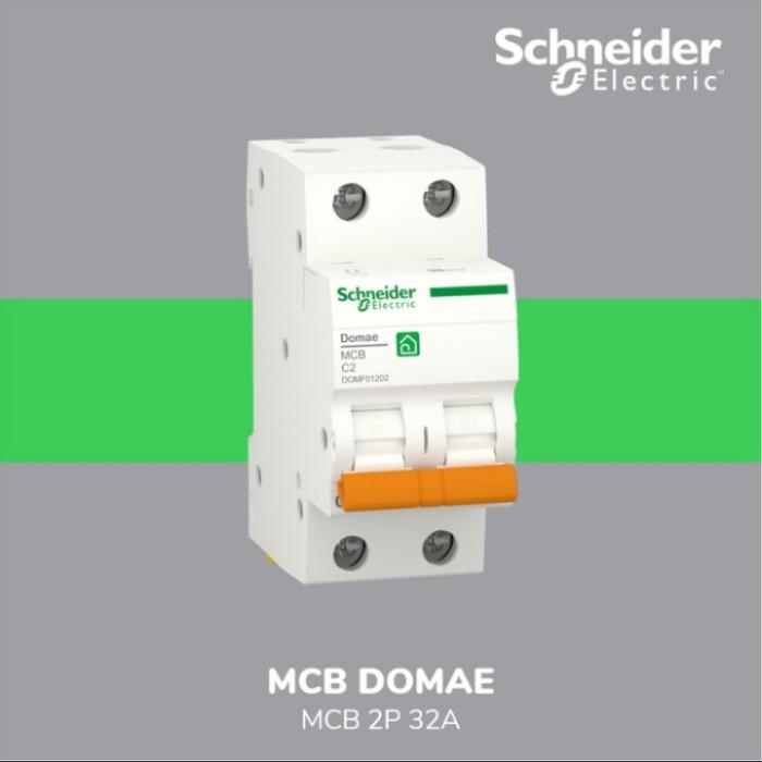 Jual Schneider NEW Series DOMAE MCB 32A 2Pole 6kA DOMF01232 - Jakarta Barat - Gudang Jakarta ...