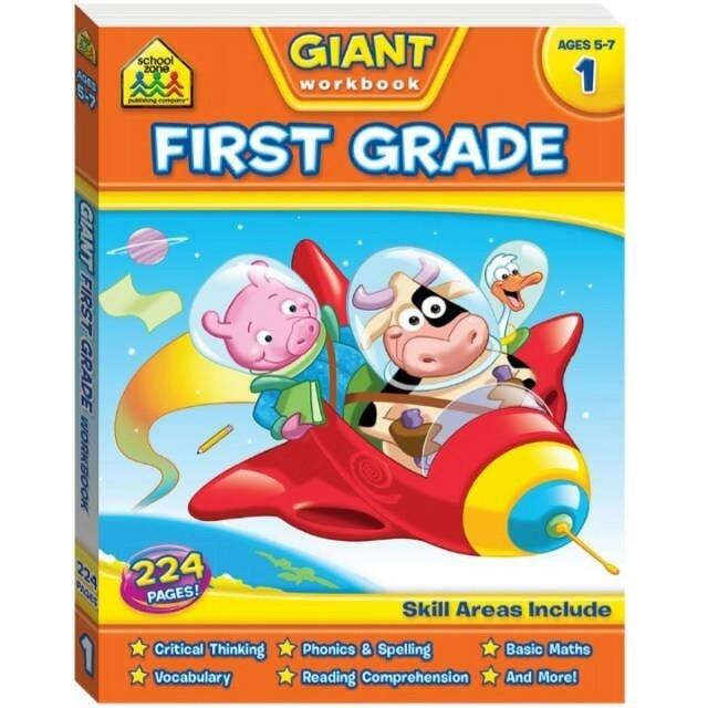 Jual School Zone Giant First Grade Workbook - Kota Bekasi - duniawarna ...