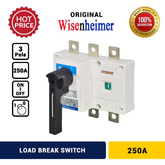 Jual Load Break Switch / LBS 3 Pole 250A On-Off Merek Wisenheimer ...