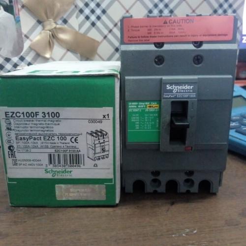 Jual SCHNEIDER EZC100F3100 MCCB Easypact TMD 100A 3P 3d - Jakarta Barat ...