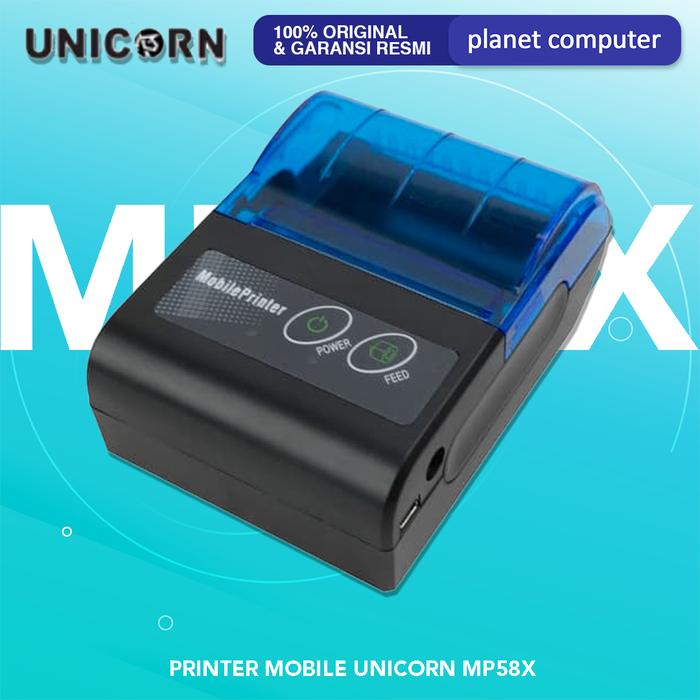 Jual MINI THERMAL MOBILE PRINTER BLUETOOTH UNICORN MP58X ORIGINAL - Kab ...