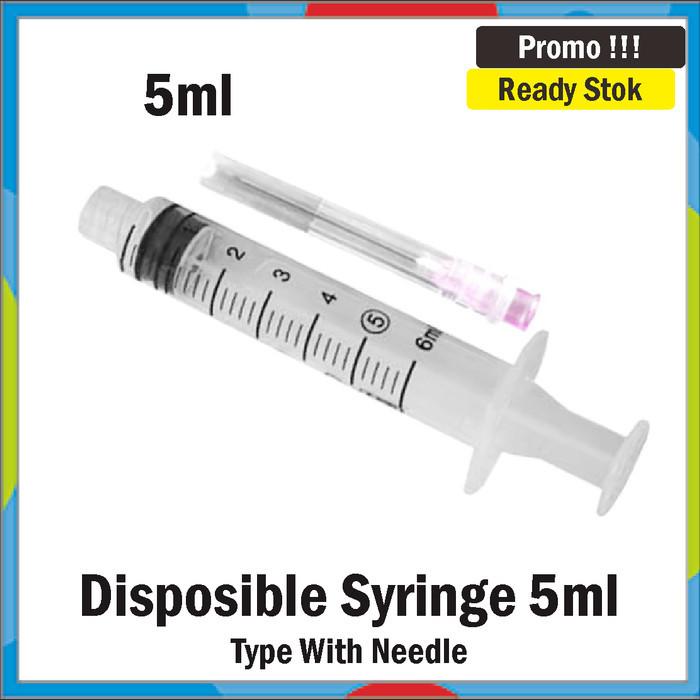 Jual Spuit 5cc Onemed Syringe 5cc Onemed Jarum Onemed 5cc / Onemed 5ml ...